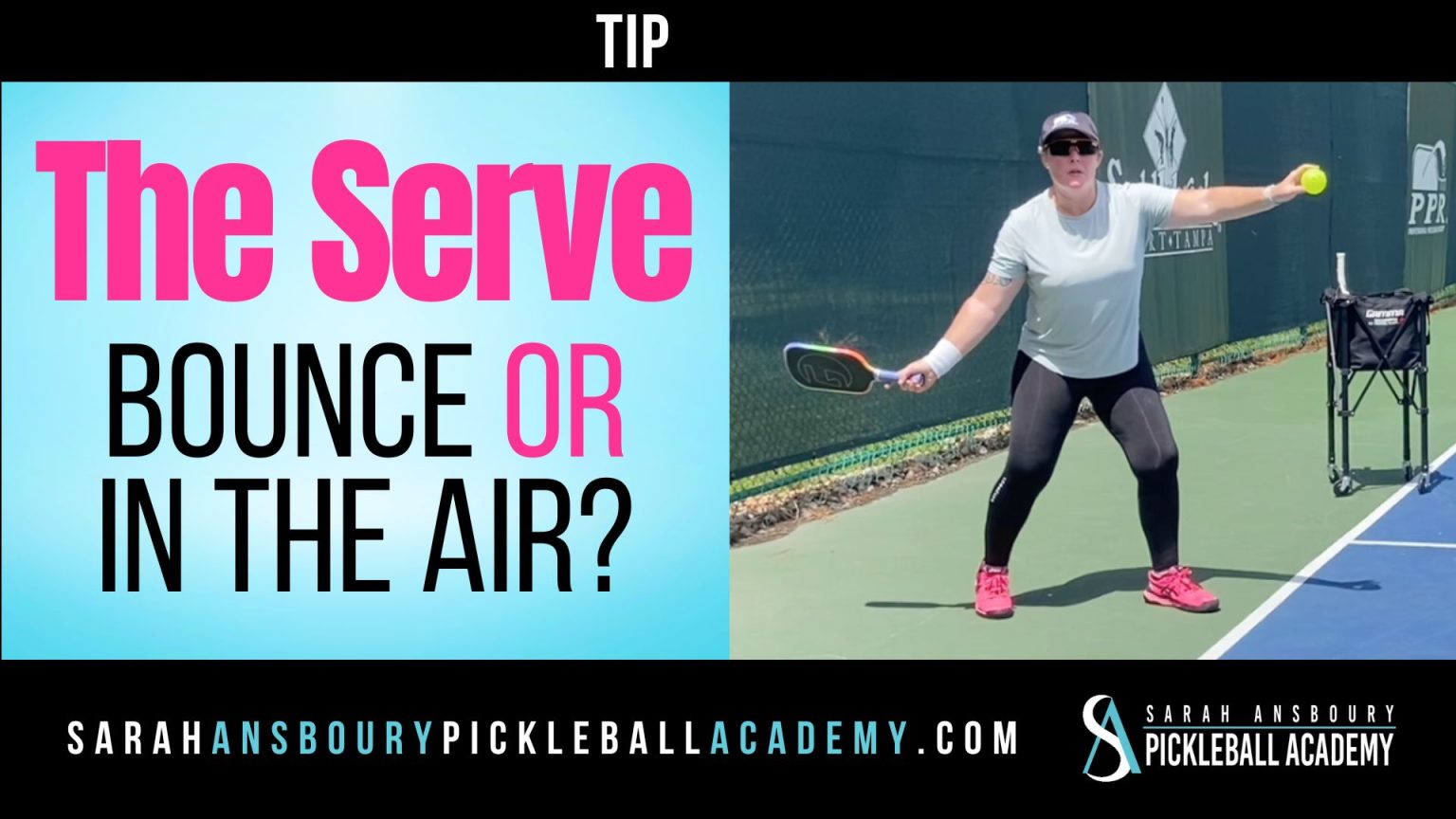 Why Do We Hit The Ball Into The Net? Pickleball Tip - Sarah Ansboury ...